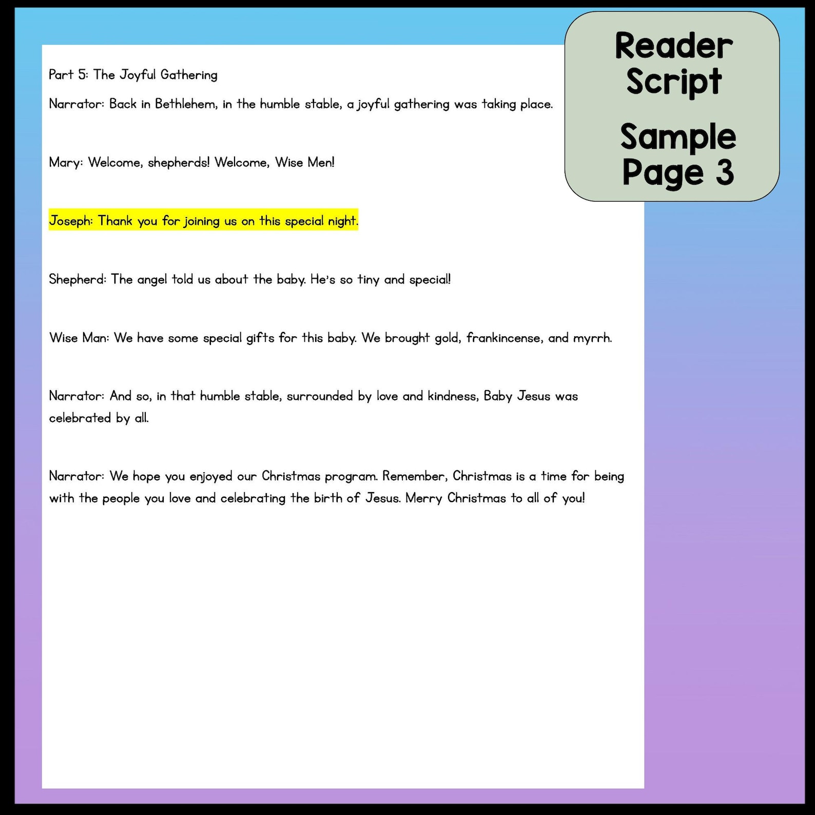 The Nativity Play for Kids {8 Plays for 5-12 Readers} Children's ...