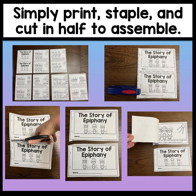 Epiphany Printable Book - 8 Pages! Easy Formatting & Assembly {epiphany ...
