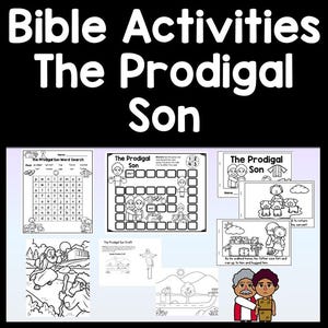 The Parable of the Prodigal Son Activities {coloring Page, Craft ...