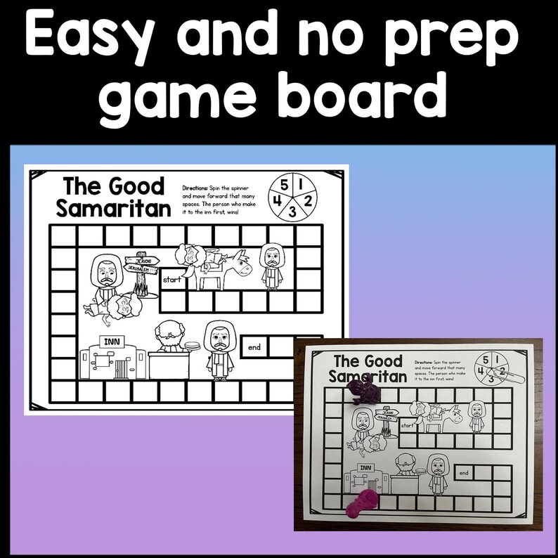 The Good Samaritan Activities {craft, Coloring Page, Storybook ...