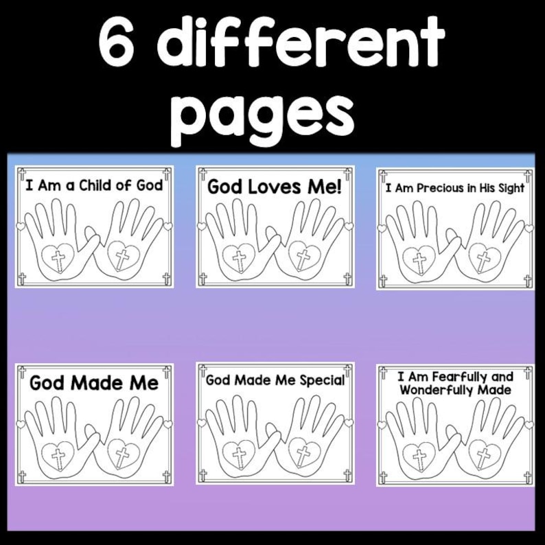 God Made Me Fingerprint Craft Editable Activity | Christian Handprint ...