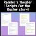 Christian Easter Play {5 Plays for 5-9 Readers} Religious Easter ...