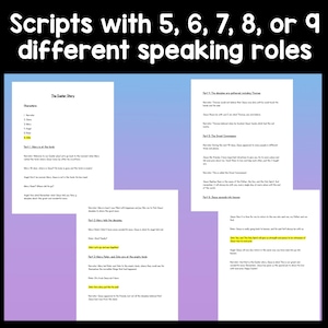 Christian Easter Play {5 Plays for 5-9 Readers} Religious Easter ...