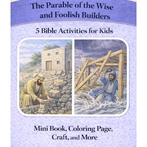 The Parable of the Wise and Foolish Builders Activities {craft ...