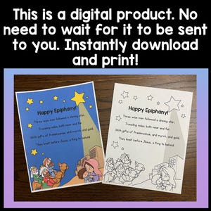 Epiphany Poems for Kids {6 Easy to Read Poems in Color and B/W ...