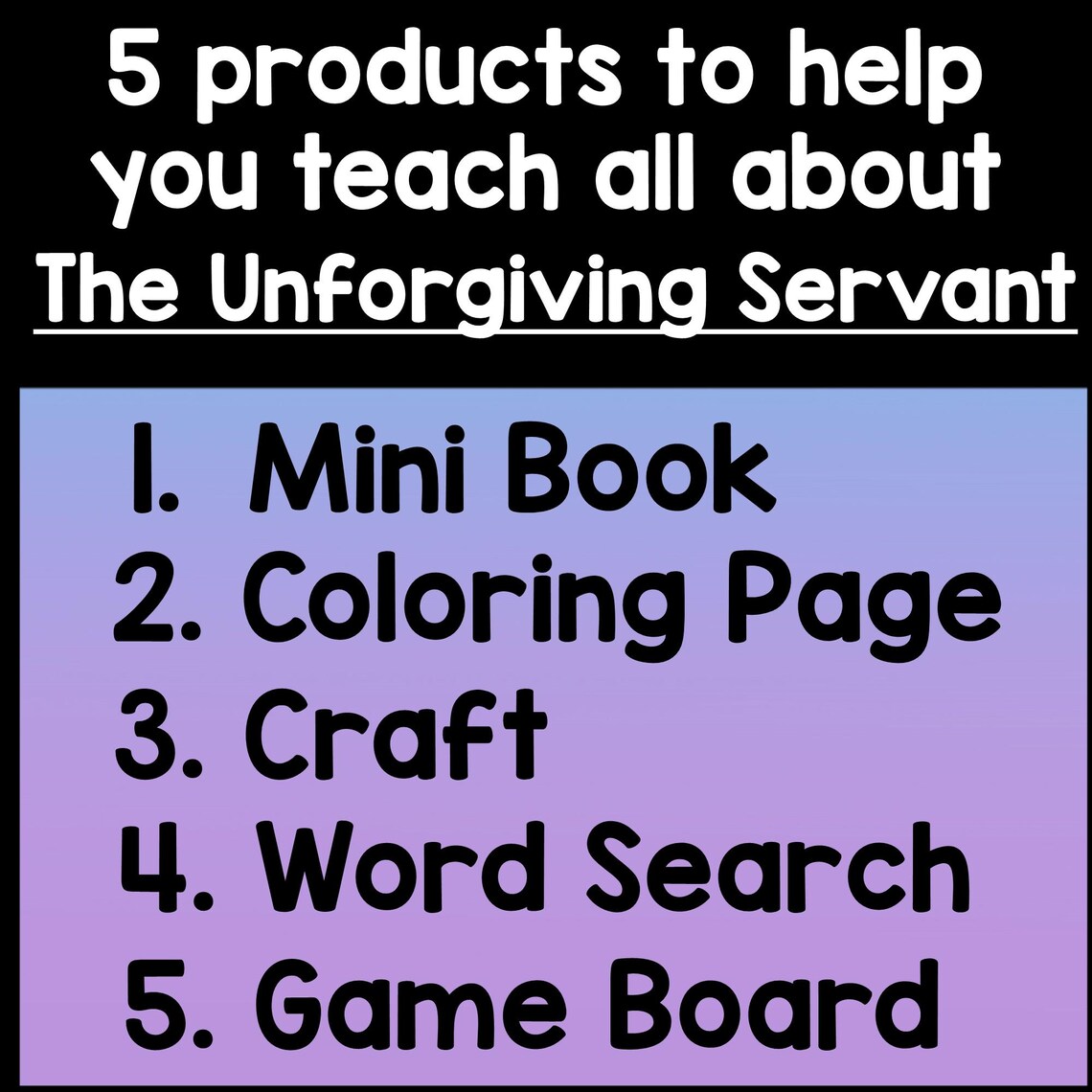The Parable of the Unforgiving Servant {5 Activities!} Bible Story ...