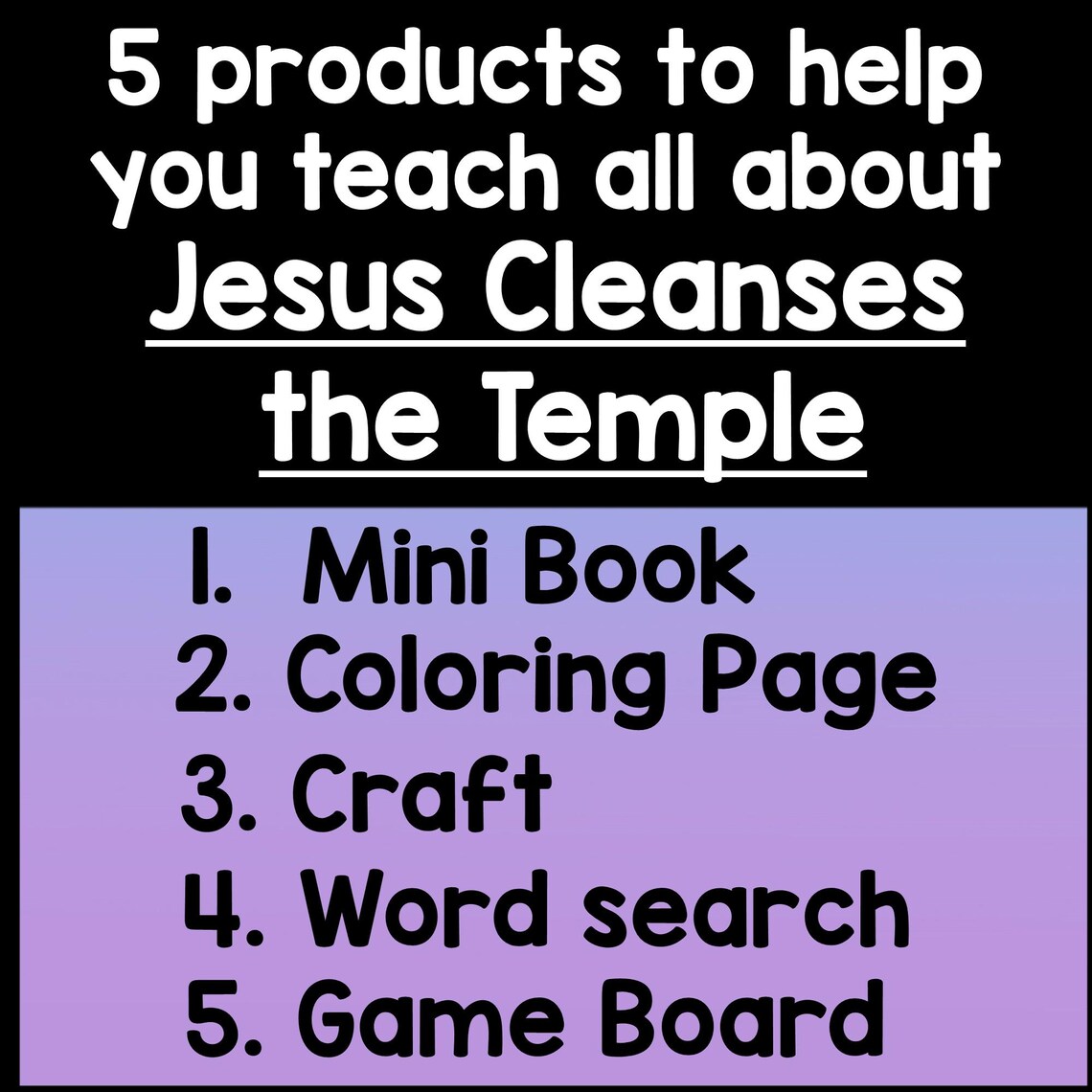 Jesus Cleanses the Temple Activities! {coloring Page, Craft, Storybook ...