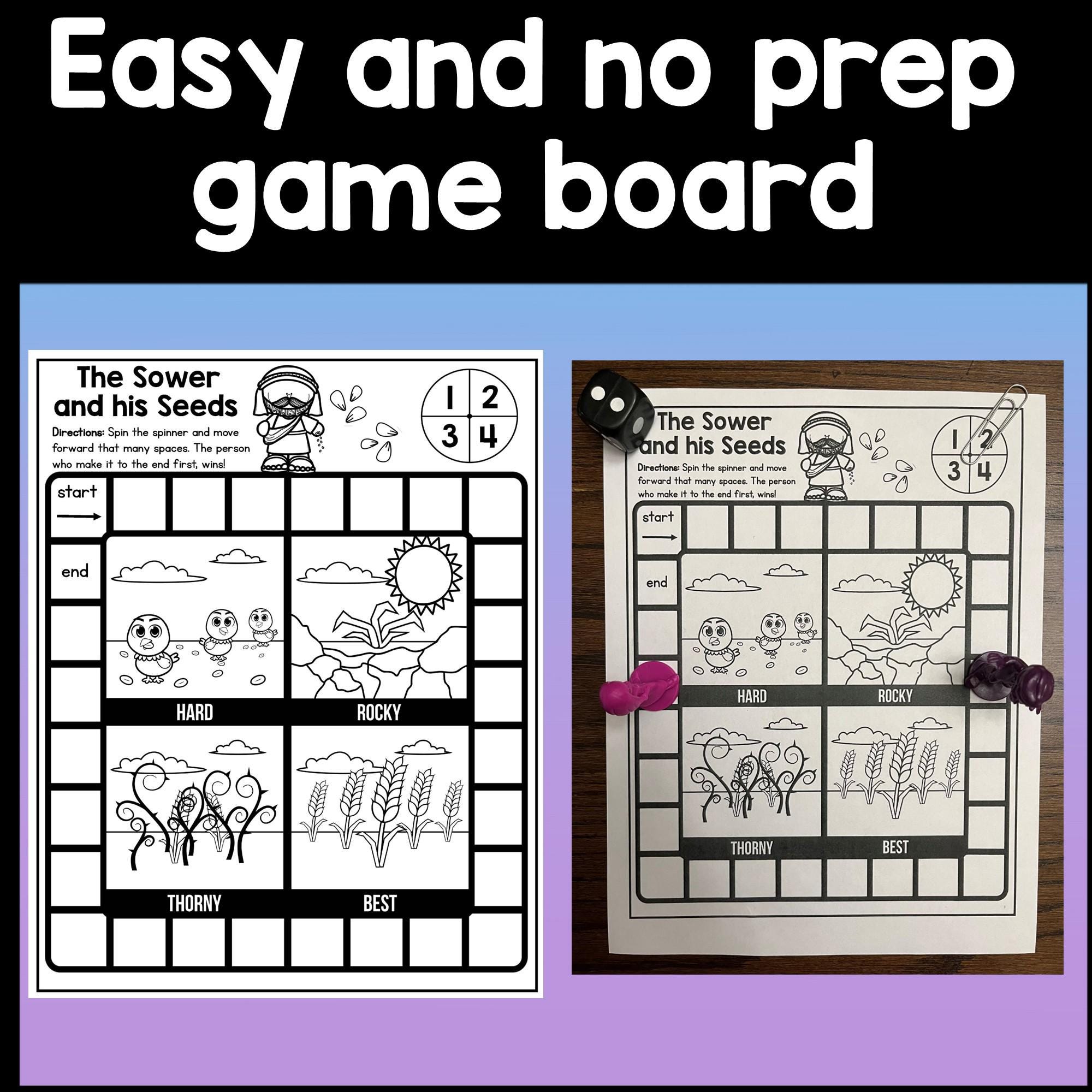 The Parable of the Sower Activities {craft, Coloring Page, Story Book ...