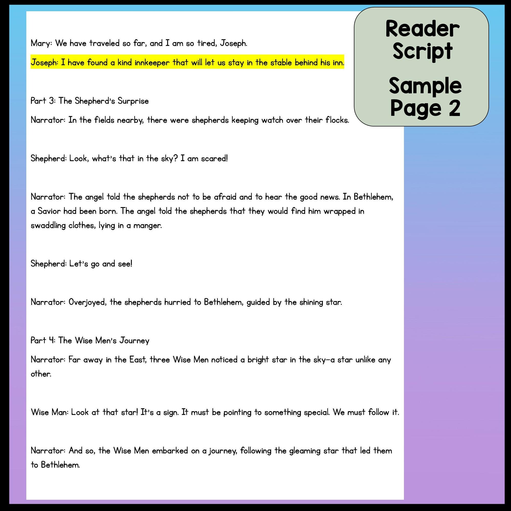 The Nativity Play for Kids {8 Plays for 5-12 Readers} Children's ...