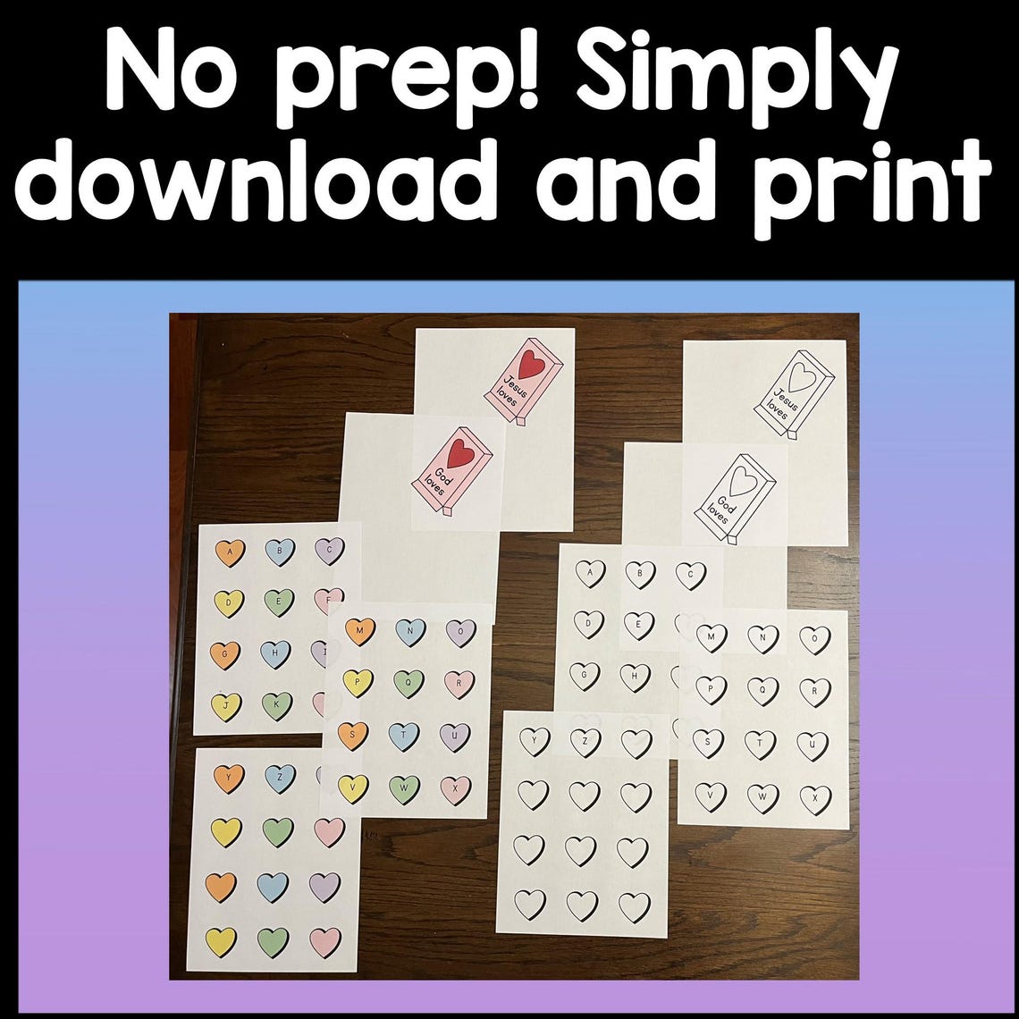 Christian Valentine's Day Sunday School Craft {editable} Religious ...