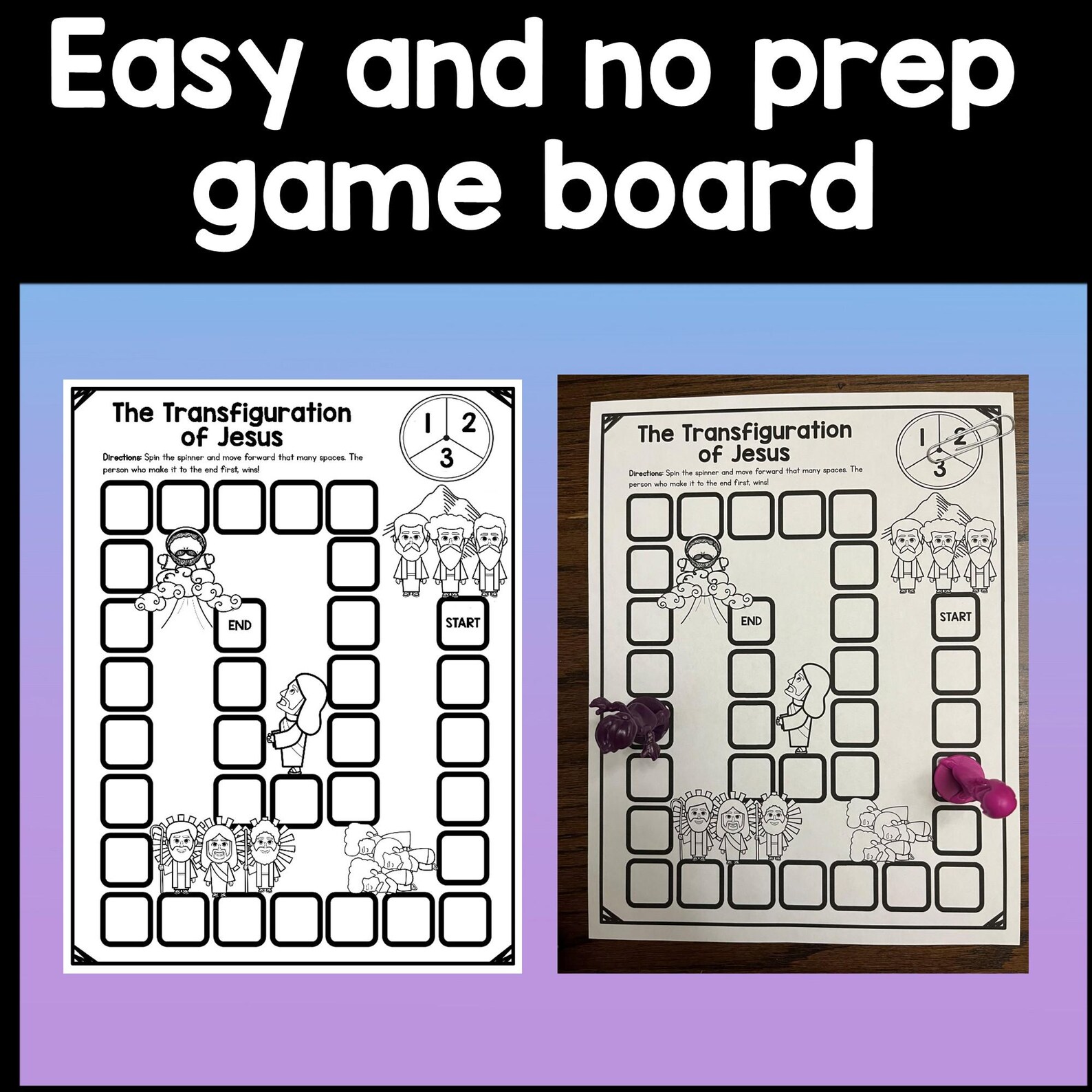 The Transfiguration of Jesus Sunday School Lesson {5 Activities!} the ...