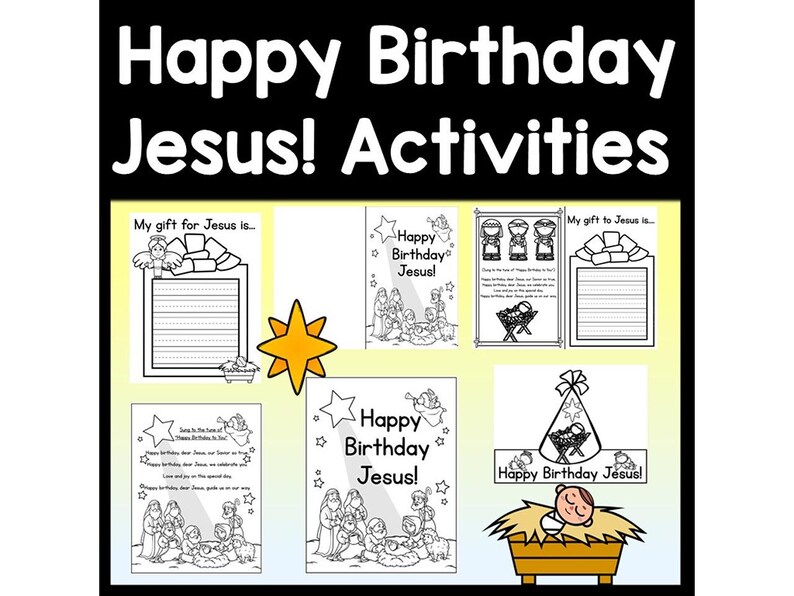 Happy Birthday Jesus Birth! {6 Activities} Jesus is the Reason for the ...
