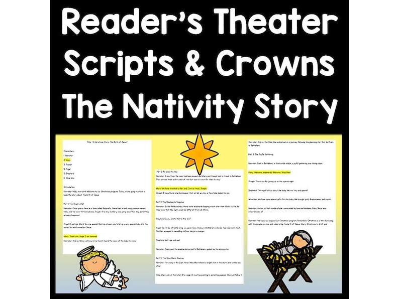 The Nativity Play for Kids {8 Plays for 5-12 Readers} Children's ...