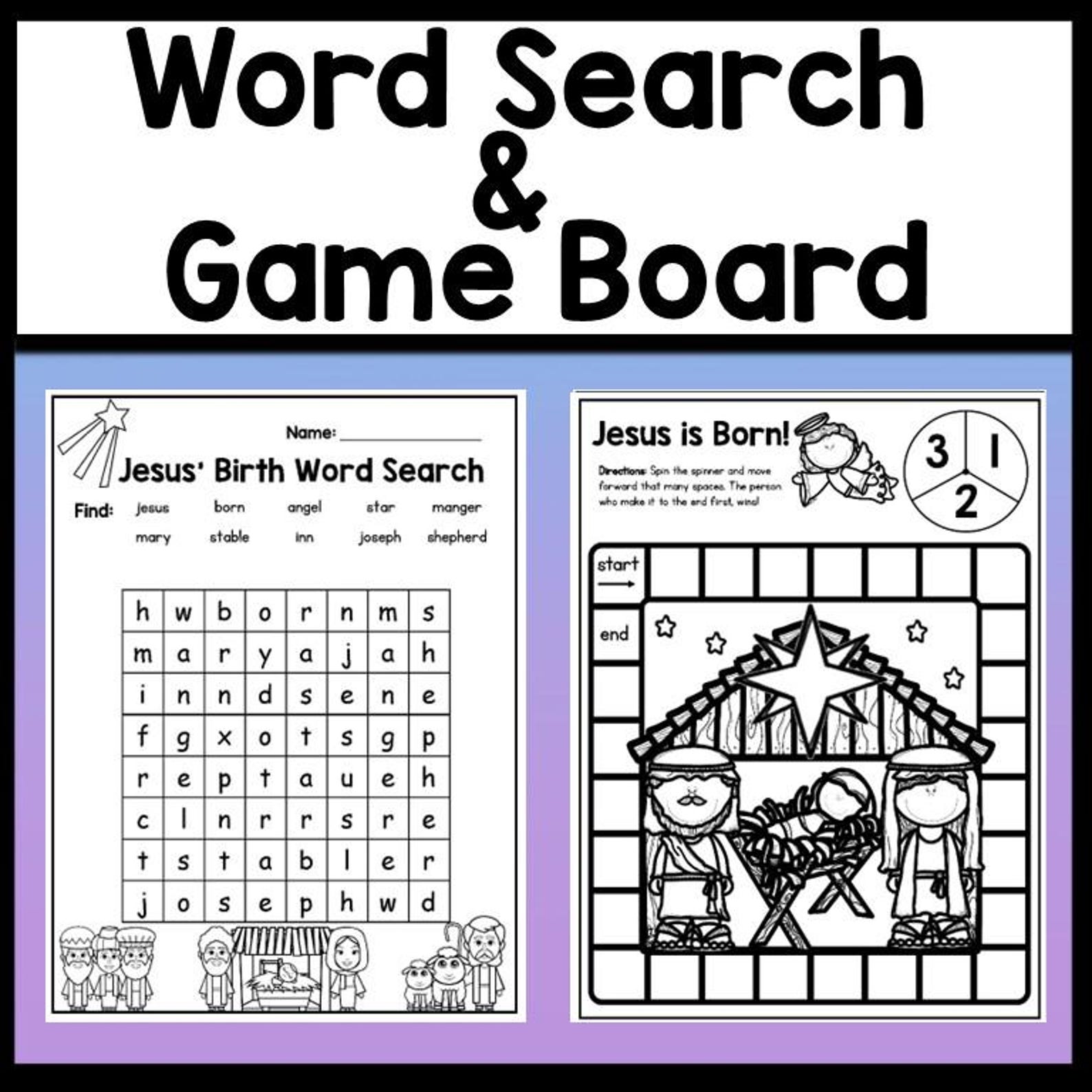 Birth of Jesus and Jesus is Born {5 Activities} {religious Christmas ...