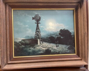 Vintage Dalhart Windberg Signed and Framed Art Memorable Springtide - Etsy