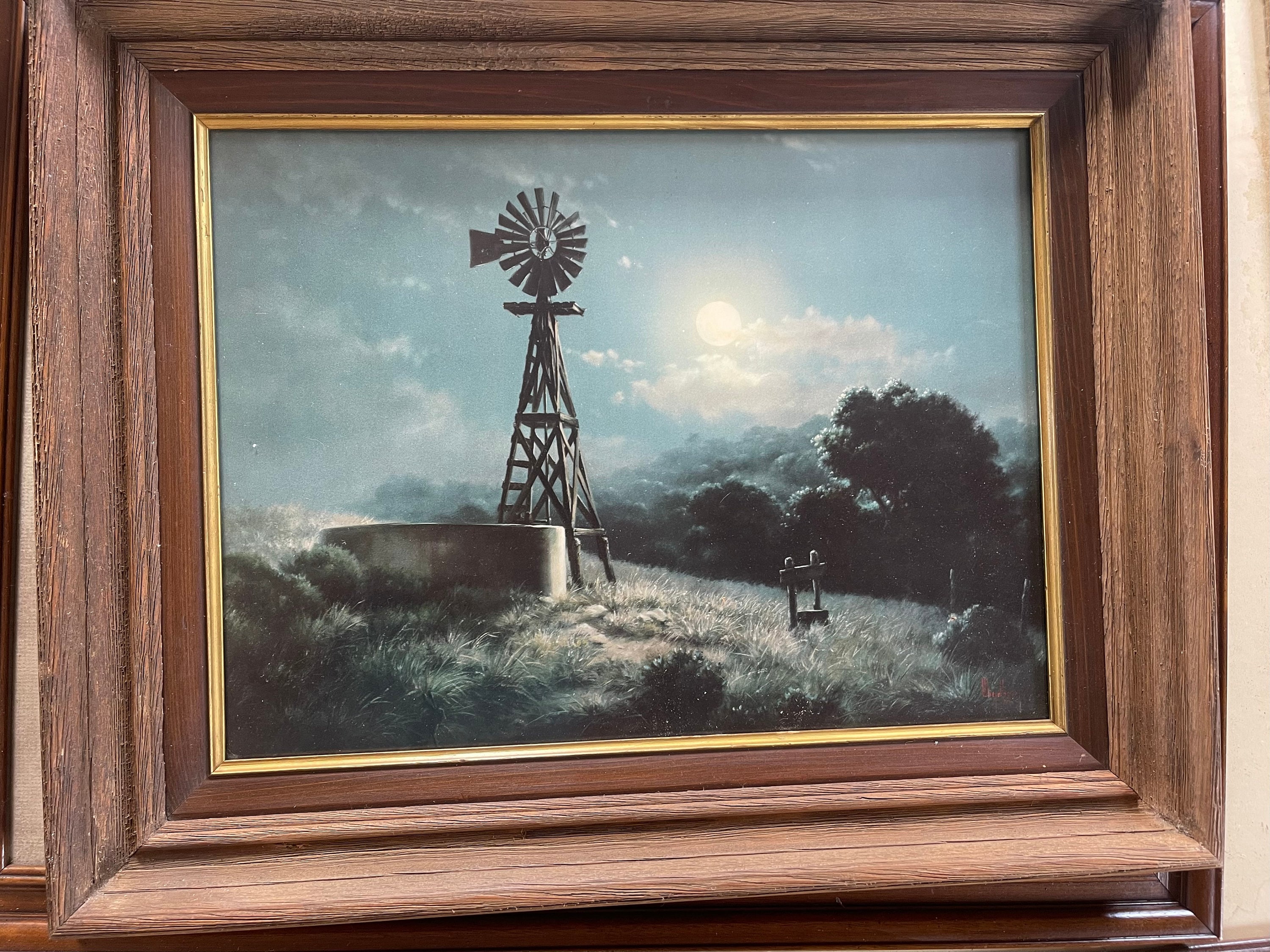 Vintage Dalhart Windberg Art Moonglow - Etsy