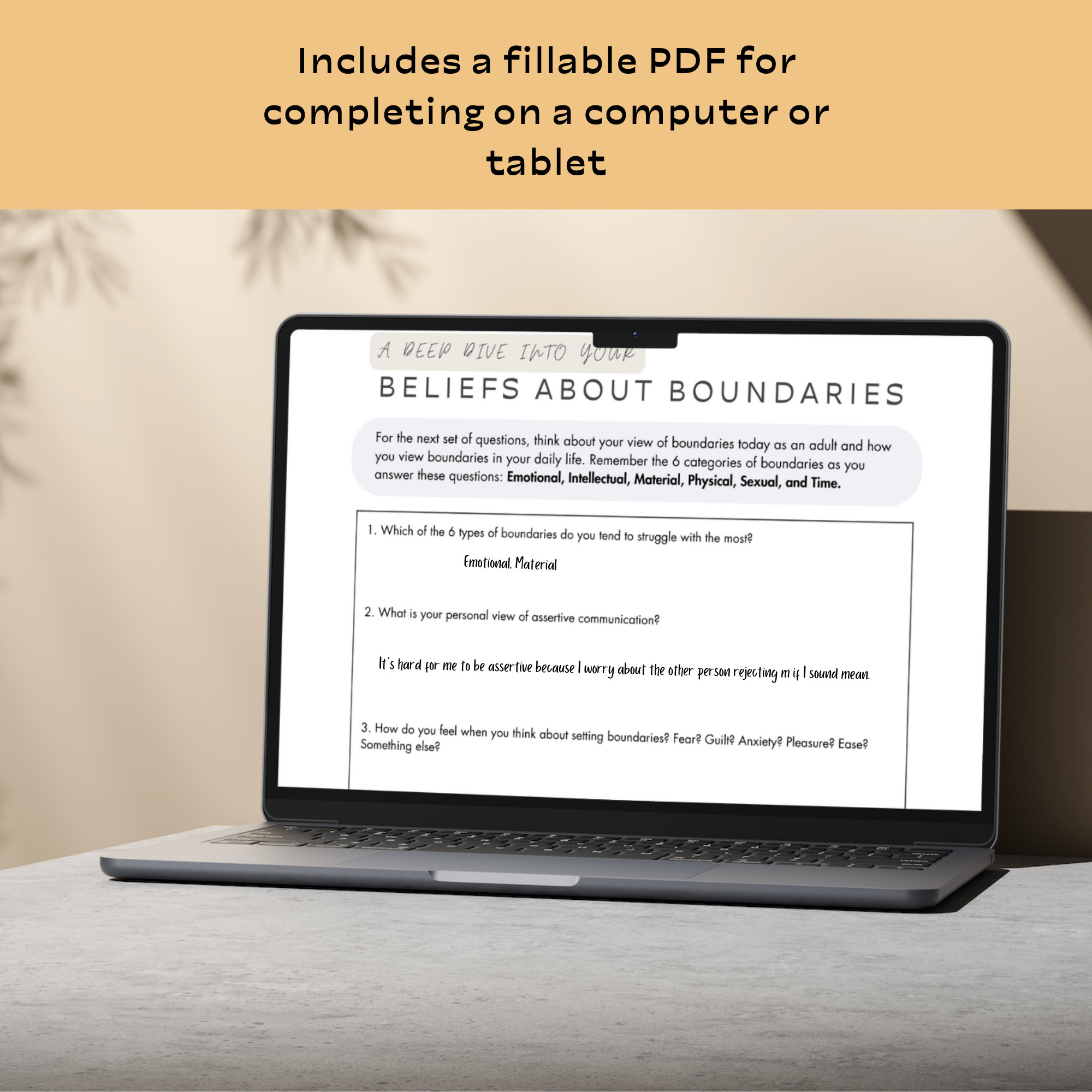 Boundaries Workbook for Adults, Boundary Setting Scripts, Self-care ...