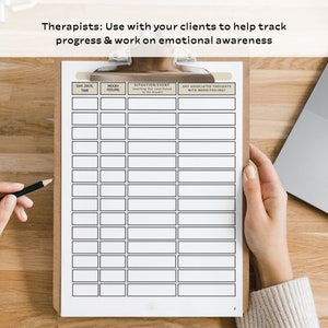 Daily Mood Tracker Printable Emotion Tracker and Feelings Journal Mood ...