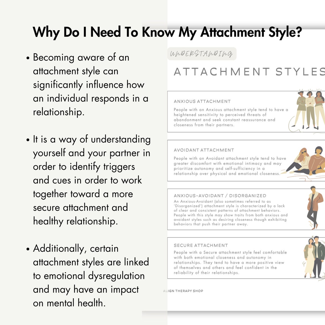 Attachment Style Quiz Therapy Worksheet Exercise for Attachment Styles ...