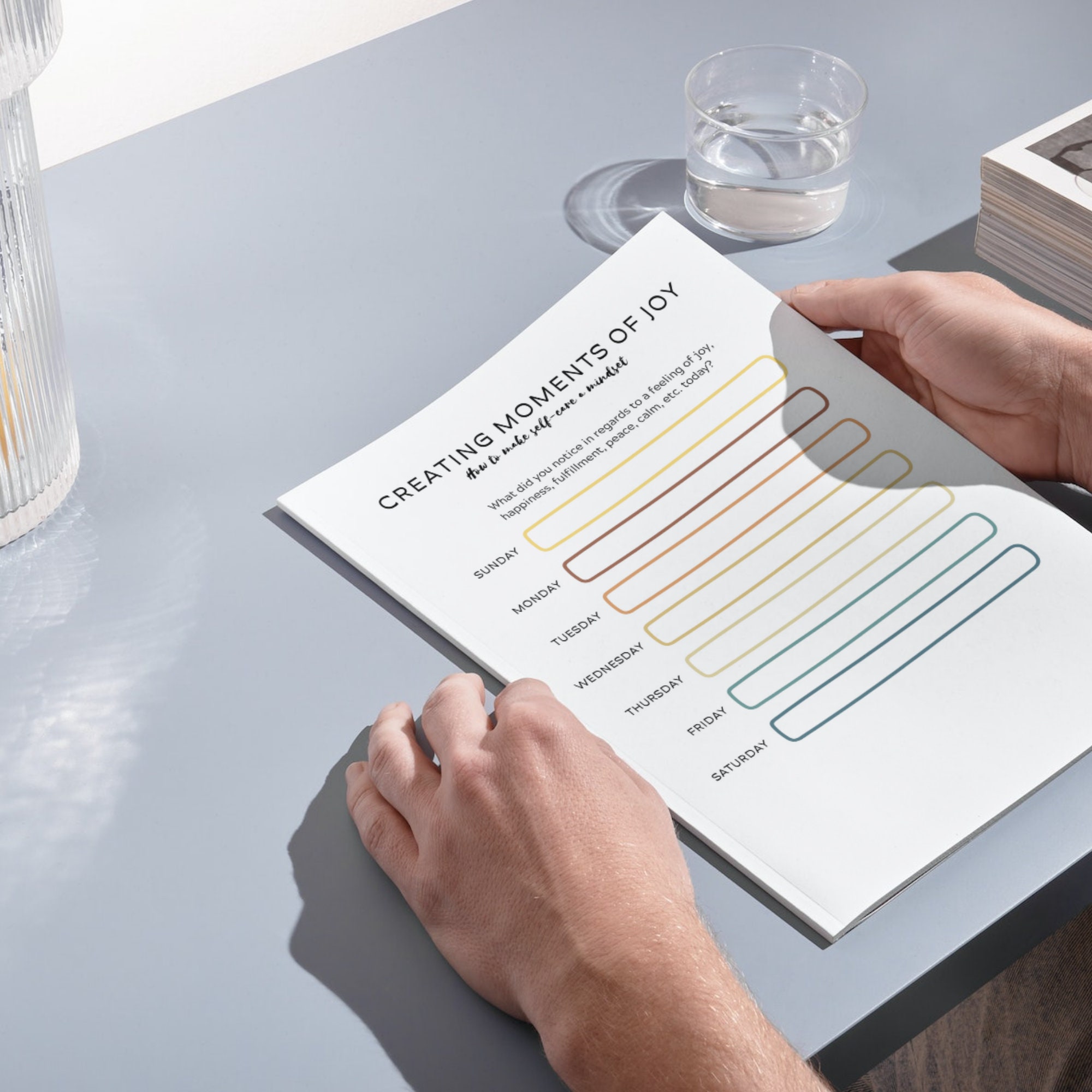 Self-care Worksheet Self Help Exercise Therapy Exercise Counseling ...