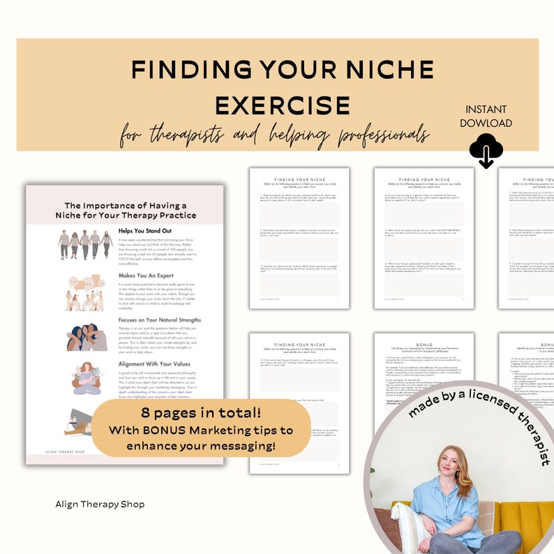 Finding Your Niche Exercise for Therapists and Helping Professionals ...