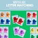 Winter Letter Matching, Mitten Letter Matching, Winter Preschool ...