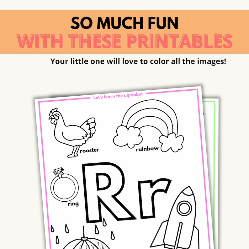 Alphabet Coloring Pages, ABC Coloring, Preschool Coloring Pages ...