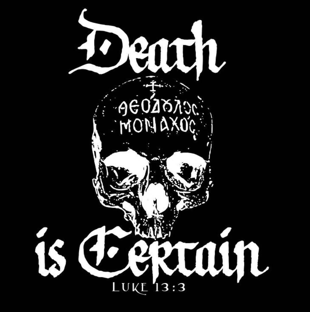 Death is Certain Sticker - Etsy