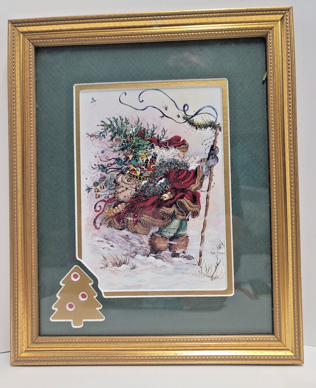 Peggy Abrams Windswept Traveler Matted & Gold Toned Framed Cut Out Matt ...