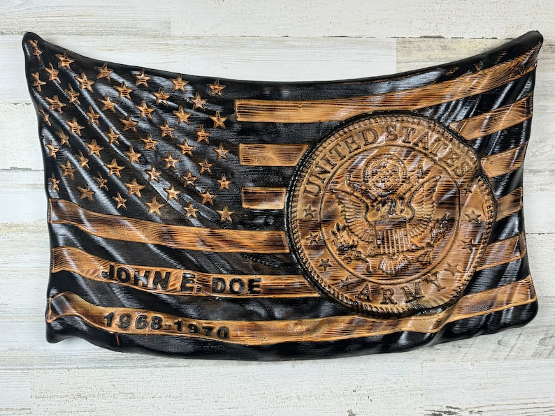 Military Flag Personalized Gift for Father Christmas Present for Dads ...