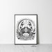 Mystical Cancer: Hand-drawn Zodiac Illustration Art Print Instant ...