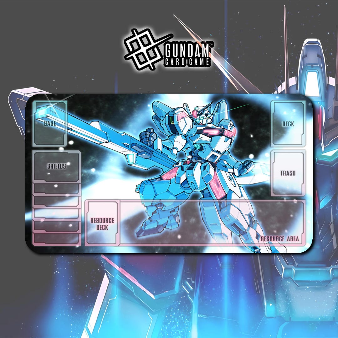 X-EX01 Gundam Calibarn Gundam Card Game / Playmat 24"x14" Inches ...