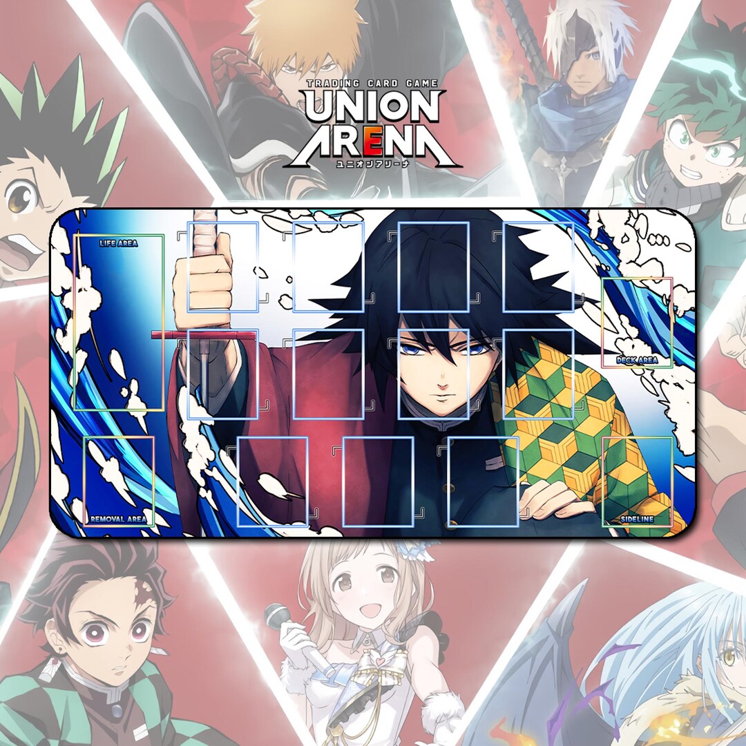 Playmat Giyu- Union Arena TCG / 24"x14" Inches (600x350x2mm) - Etsy