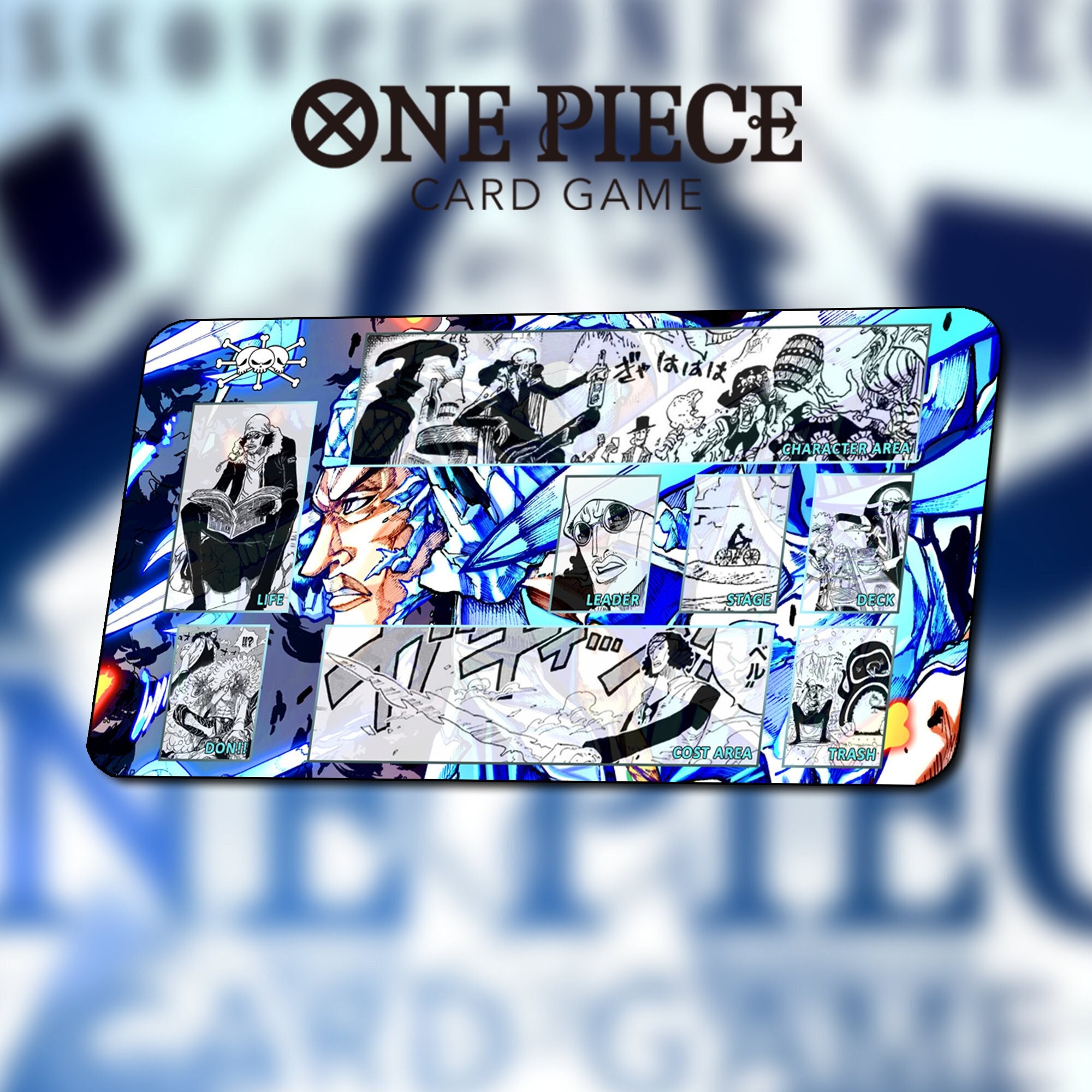 Playmat Kuzan Aokiji TCG One Piece Card Game / Tapis de carte - Etsy France