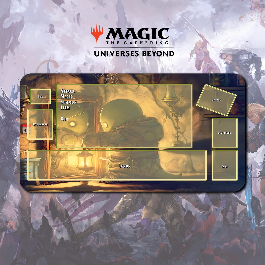 Playmat Tonberry - MTG X FF TCG / 24"x14" Inches (600x350x2mm) - Etsy