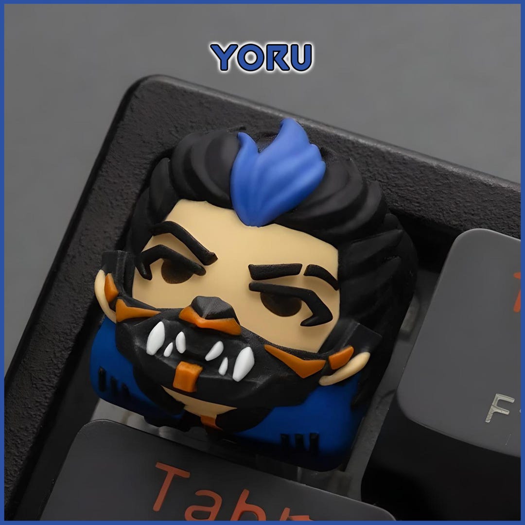 Yoru - Keycaps Valorant Cute / Mechanical Keyboard Keycaps / Only ...