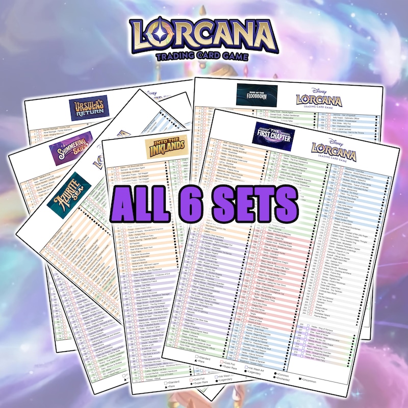 List of all lorcana cards - Etsy.de