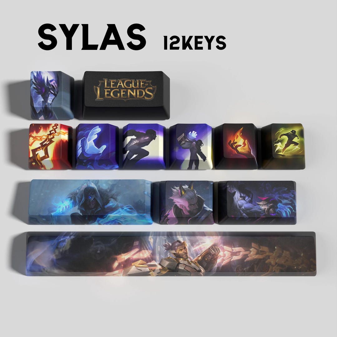 Sylas - Keycaps League of Legends 12 PCS + 1 Free Keycap Extractor ...