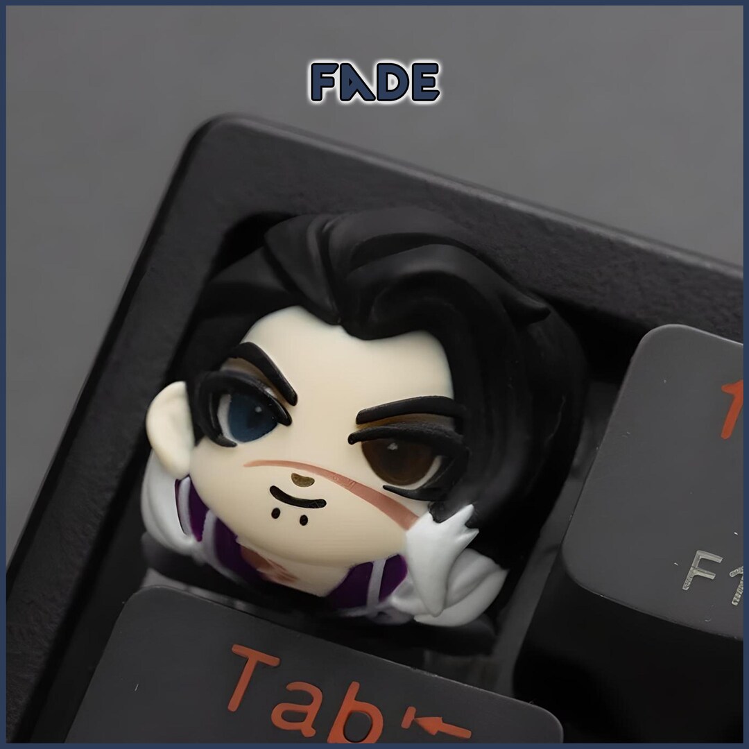 Fade - Valorant Cute Keycaps / Mechanical Keyboard Keycaps / Only ...