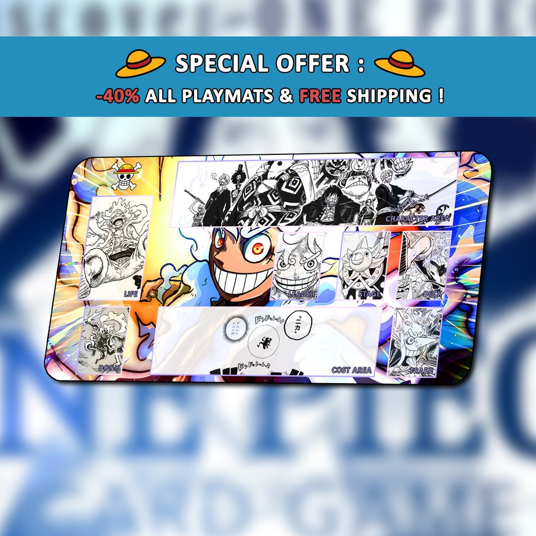 Playmat TCG OPCG 01-10 / 24x14 Inches 600x350x2mm - Etsy