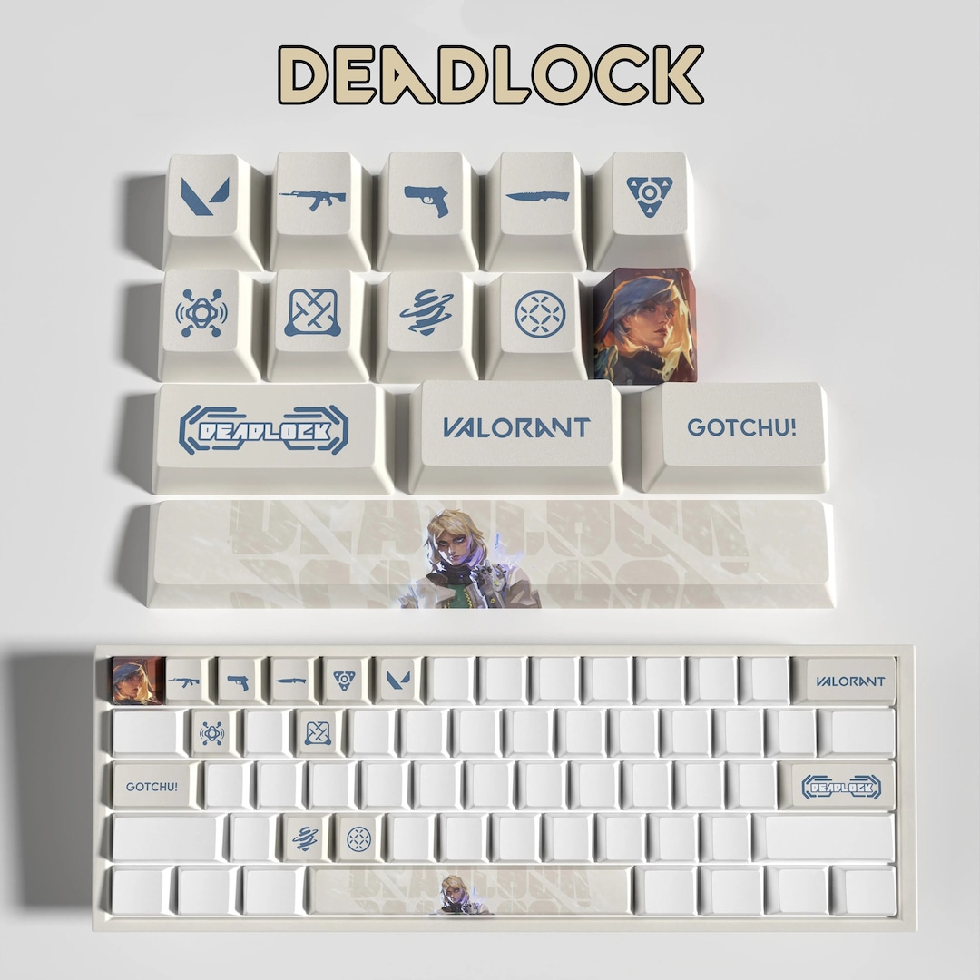Valorant Deadlock Keycaps / Variations: 14 Keys, 29 Keys, Full Set ...