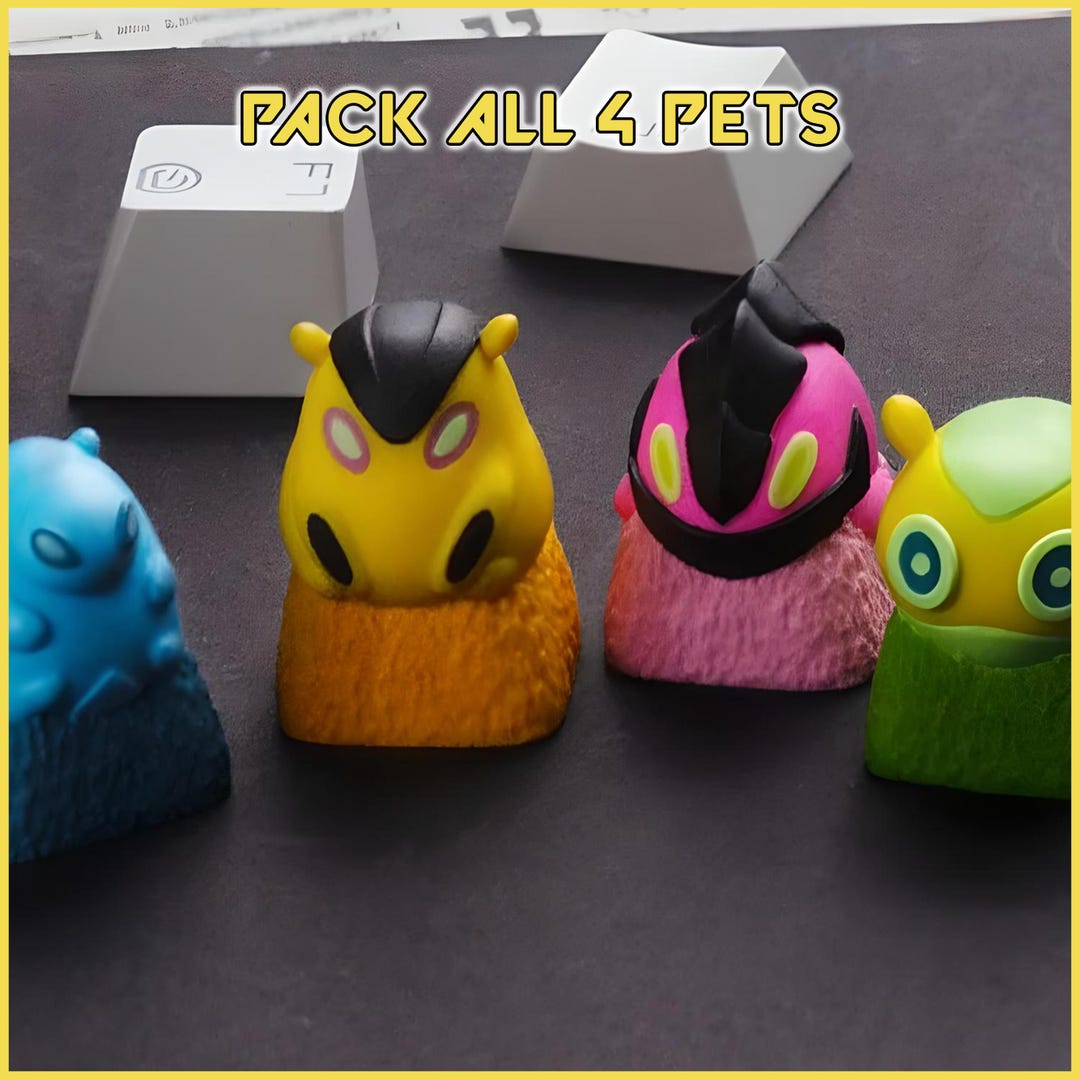 Gekko All Pets Moch Dizzy Wingman Thrash - Keycaps Valorant Cute ...