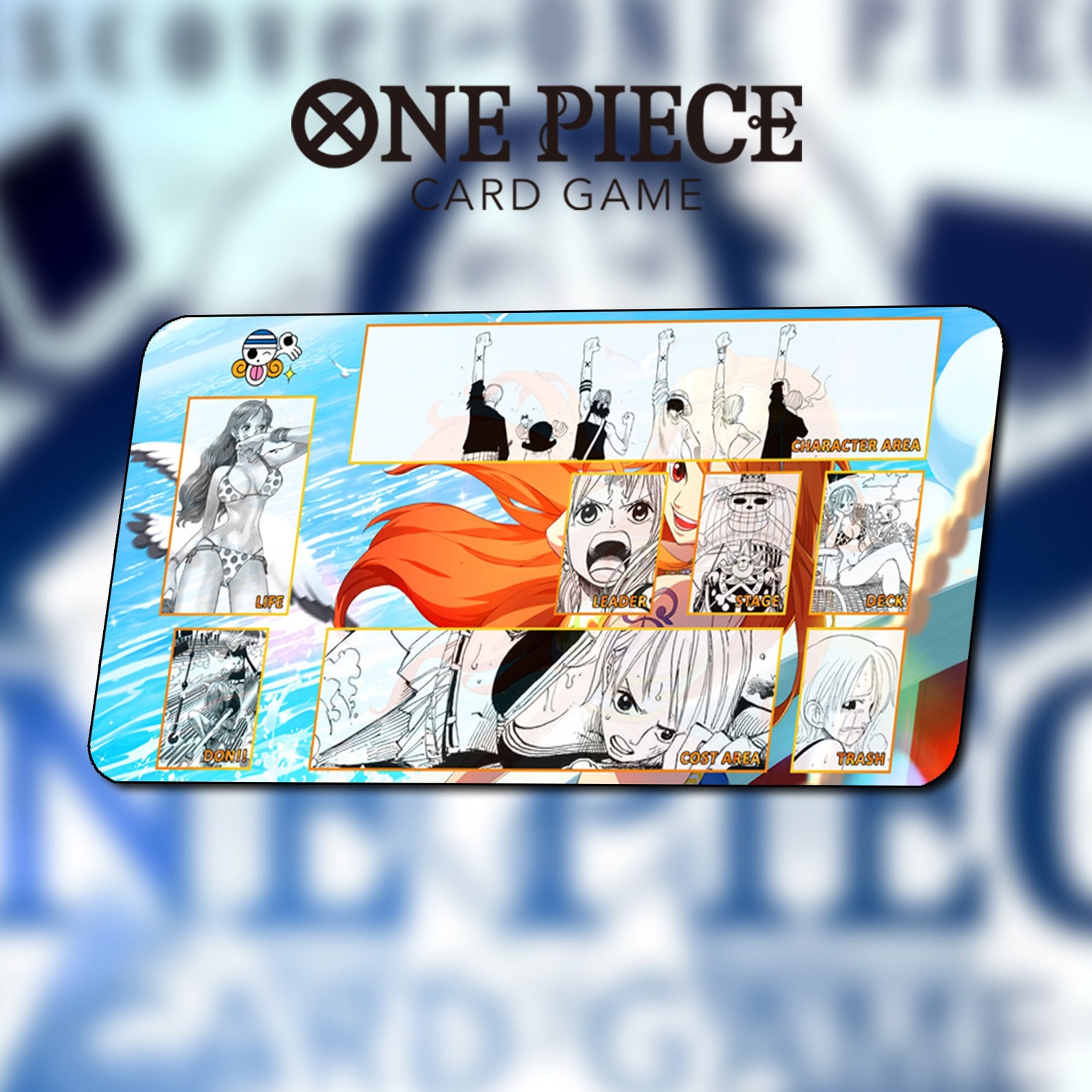 Playmat Nami TCG One Piece Card Game / Card Mat - Etsy