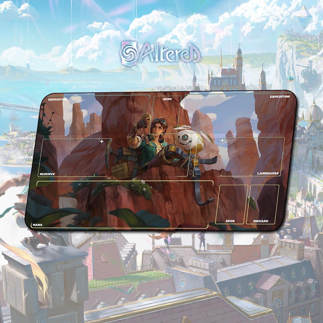 Playmat Sierra & Oddball Altered TCG / 24x14 Inches 600x350x2mm - Etsy