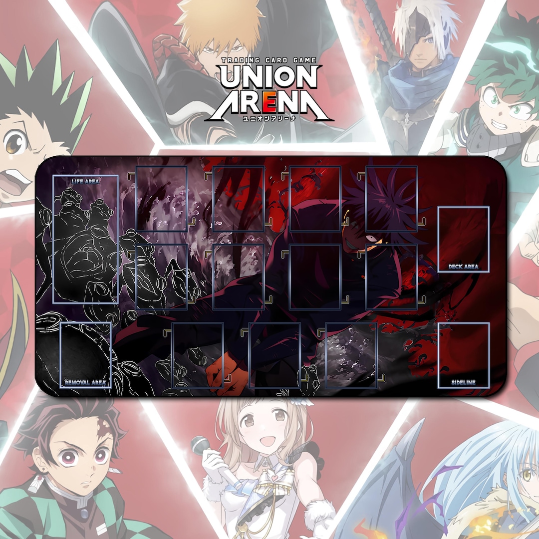 Playmat Megumi - Union Arena TCG / 24"x14" Inches (600x350x2mm) - Etsy