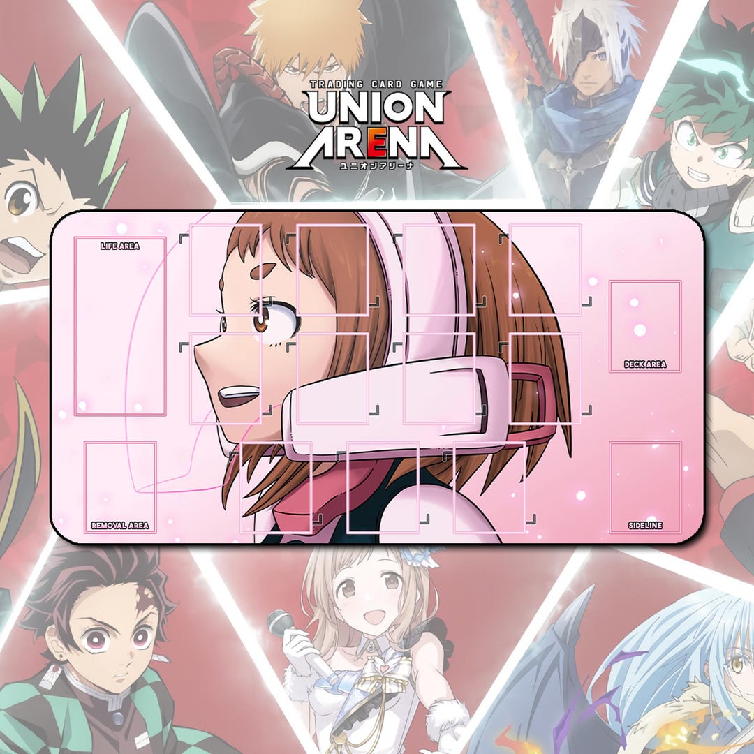 Playmat Ochaco - Union Arena TCG / 24"x14" Inches (600x350x2mm) - Etsy