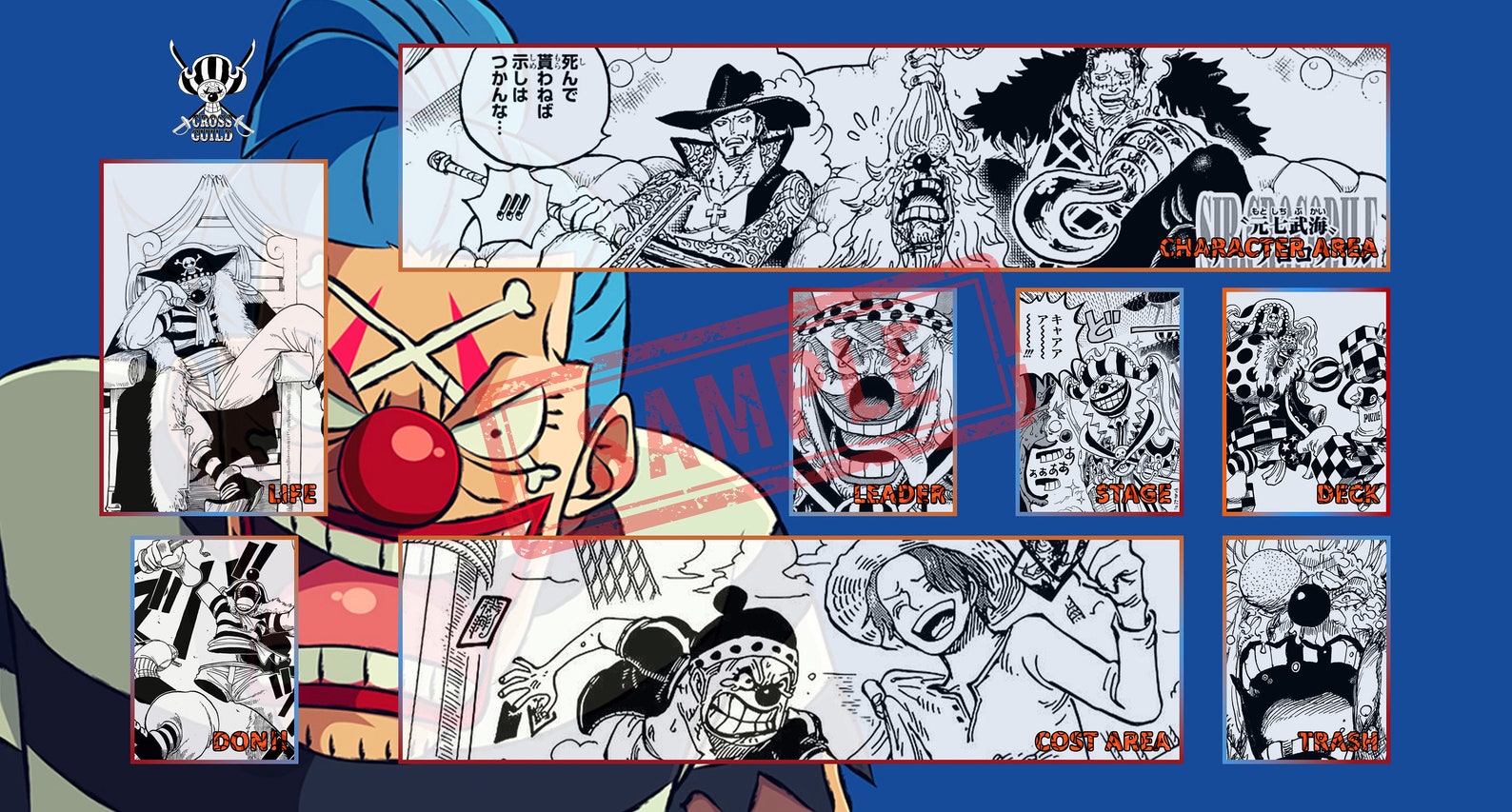 Playmat Buggy the Clown One Piece Card Game / Card Mat - Etsy