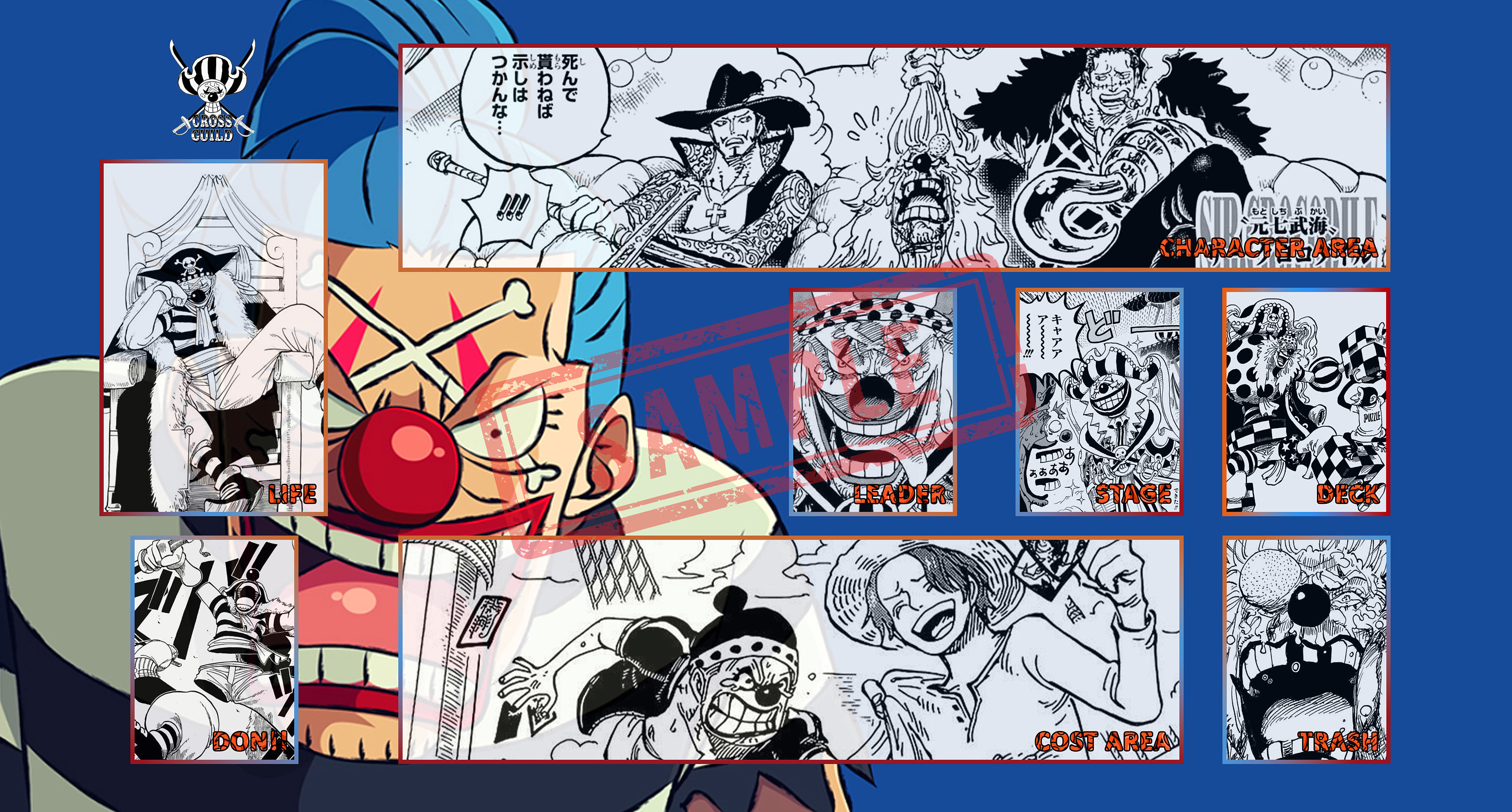 Playmat Buggy the Clown One Piece Card Game / Card Mat - Etsy