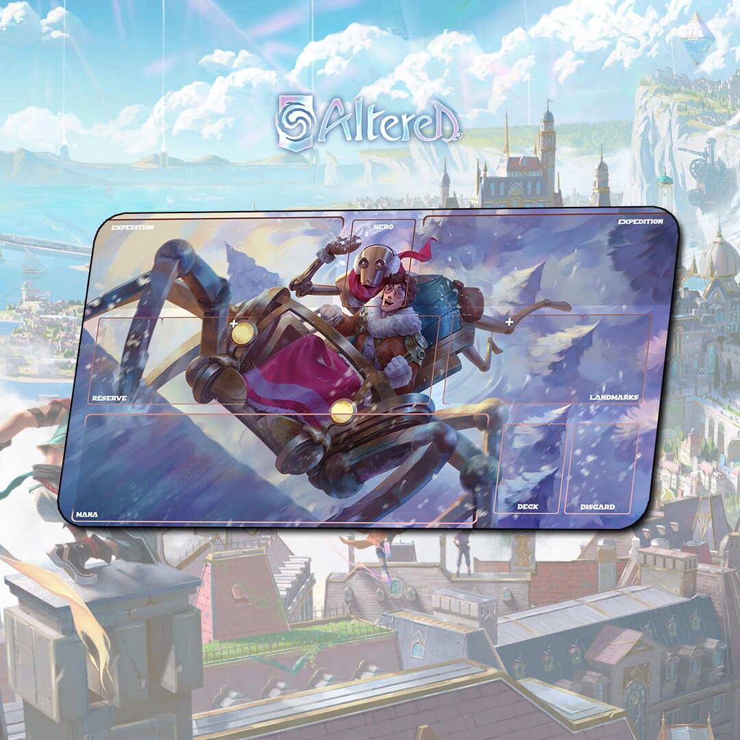 Playmat Treyst & Rossum Altered TCG / 24x14 Inches 600x350x2mm - Etsy