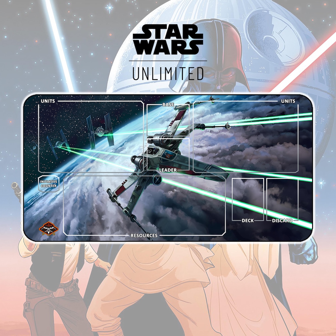 Playmat X-wing Fighter TCG Star Wars: Unlimited / 24"x14" Inches ...
